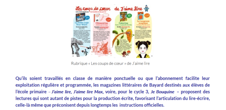 J’aime lire, J’aime écrire : quand la lecture appelle l’écriture ...